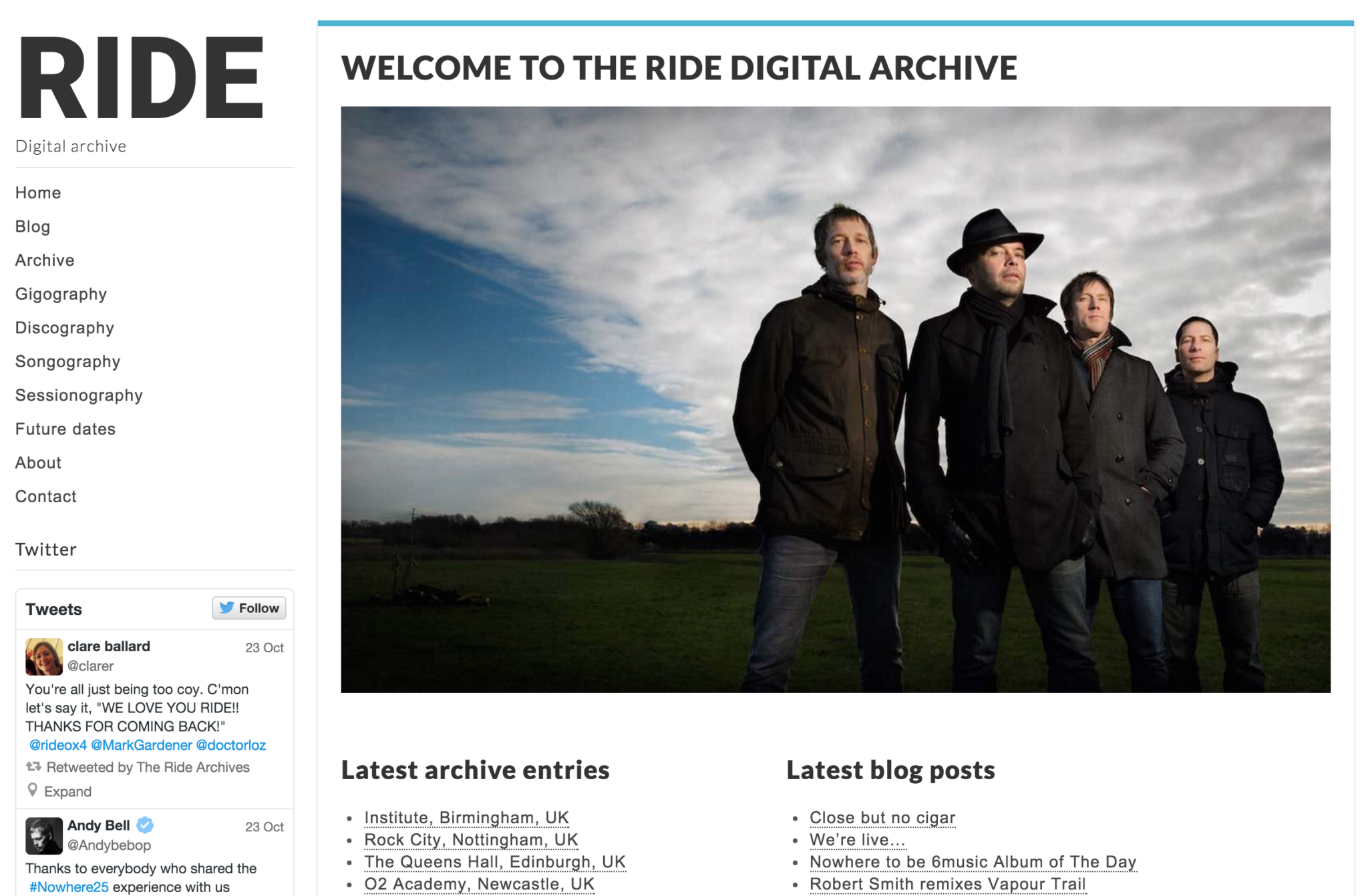 Introducing the Ride Digital Archive - Creation Records
